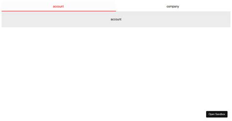 Tab Forked Codesandbox