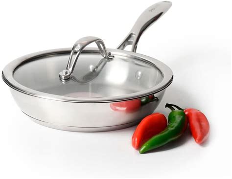 Amazon De Procook Professional Stainless Steel Pfanne Mit Deckel