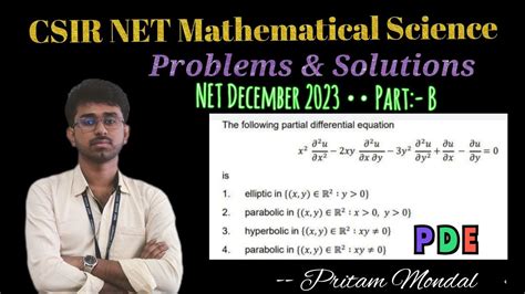 csir net december 2023 part b id 704043 mathematical science youtube