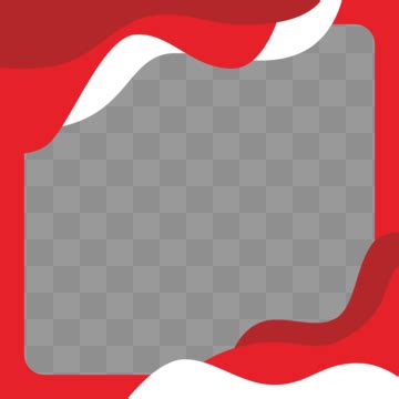 Indonesia Flag Wave Frame Border Decoration Design Vector Indonesia