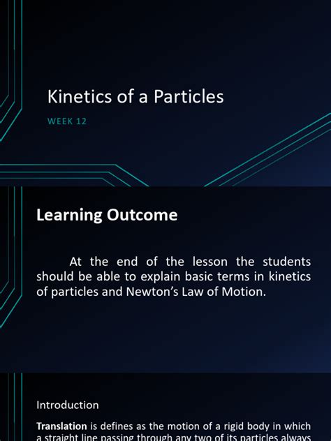 lesson 10 kinetics of a particles pdf force euclidean vector