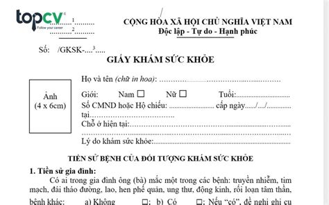 Giấy khám sức khỏe xin việc làm ở đâu Bao nhiêu tiền Kiến Thức Cho