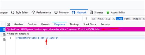 php laravel 5 7 error return response json [ content a b] then it turns into stack