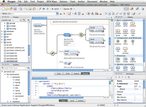 availability oxygen xml editor