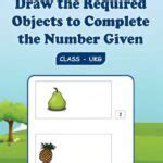 Class Ukg Draw The Required Object To Complete No Given Worksheets