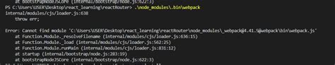 internal modules cjs loader js 638异常问题解决 csdn博客