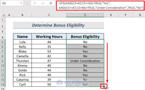 How To Use IFS And AND Functions Together In Excel 3 Examples