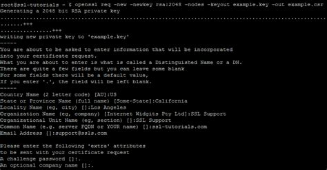 how to generate a csr code on apache nginx using openssl helpdesk