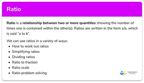 Ratio GCSE Maths Steps Examples Worksheet