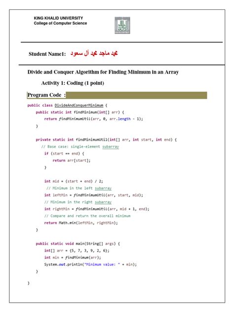 divide and conquer algorithm minimum pdf time complexity algorithms