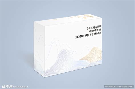 白色包装盒子样机设计图 海报设计 广告设计 设计图库 昵图网nipic