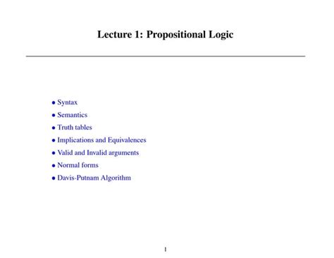 propositional logic pdf