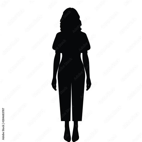 Woman Silhouette Girl Silhouette In Suit Business Woman Icon Stock Vector Adobe Stock