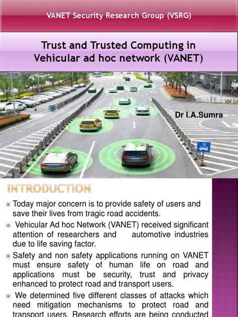 trust and trusted computing in vehicular ad hoc network vanet pdf computer network