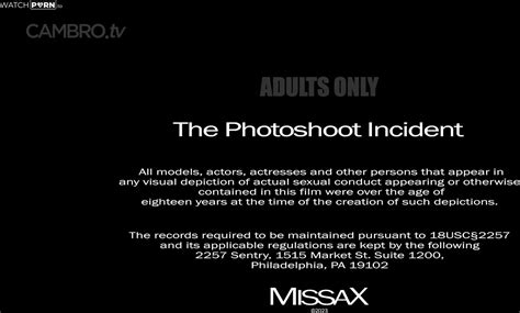 Sarah Taylor The Photoshoot Incident Missax