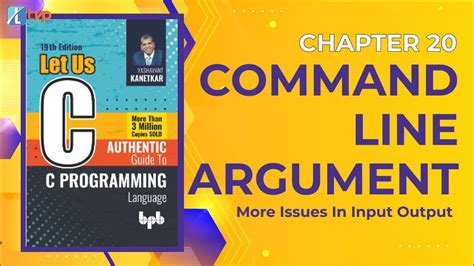 Let Us C Solutions C Programming What Is Command Line Argument In C