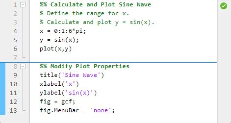 Create And Run Sections In Code