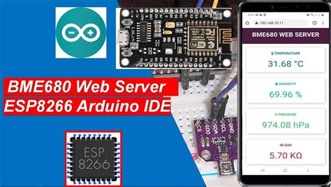 BME680 Web Server With ESP8266 NodeMCU Weather Station