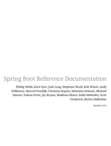 Spring Boot Reference Guide Free EBooks Of IT BooksOfAll