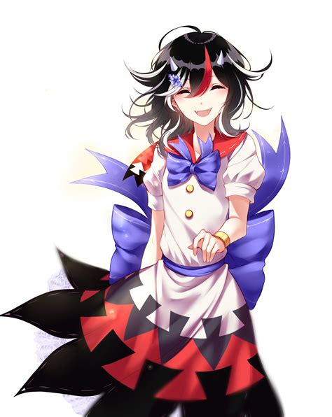 Multicolored Hair Closed Eyes Picture Search Blue Bow Manga
