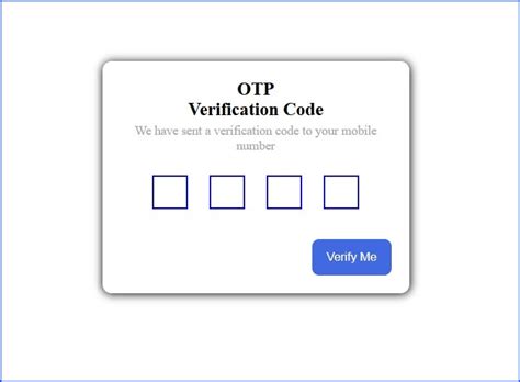 infotech computer institute create otp verification form popup box with html and css