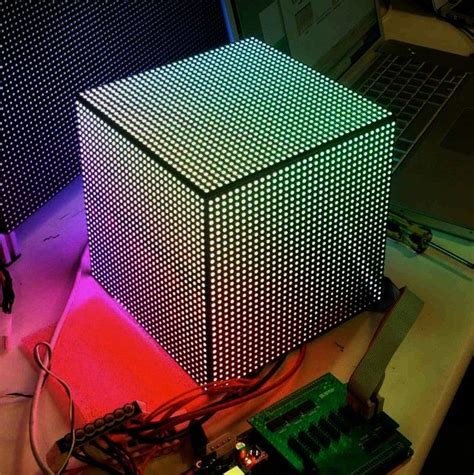 32x32 RGB LED Matrix Panel 6mm Pitch Led Cube Arduino Led Diy Led