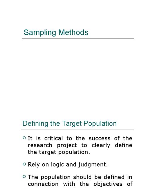sampling 2 pdf sampling statistics errors and residuals