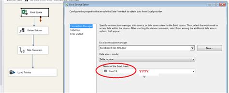 SSIS Excel Source Refer To The Only Sheet Loop Thru All Excel