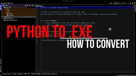 How To Create Exe File For Python Program Using Pyinstaller Youtube