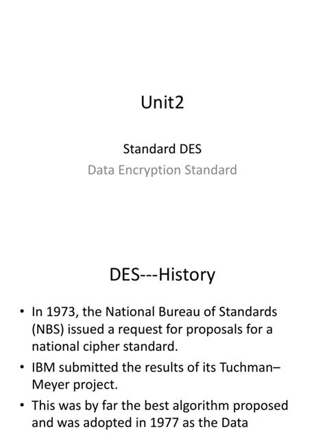 unit2 data encryption standard pdf cryptanalysis cryptography