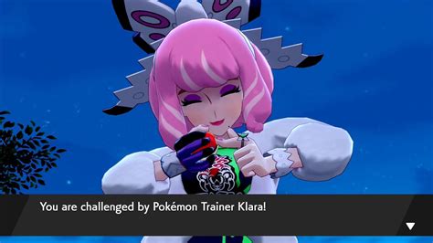 Pokémon Sword Isle Of Armor Klara Battle First Battle Youtube