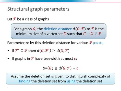 parameterized complexity of graph coloring problems ppt download