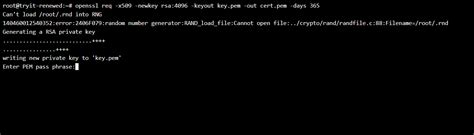 How To Generate A Self Signed Certificate With OpenSSL In Linux
