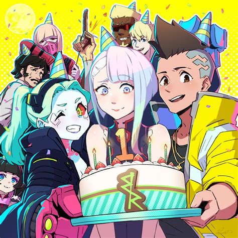 Rebecca Lucy David Martinez Kiwi Pilar And 4 More Cyberpunk And 1