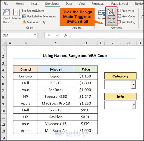 How To Use VBA To Populate ComboBox List From Range In Excel