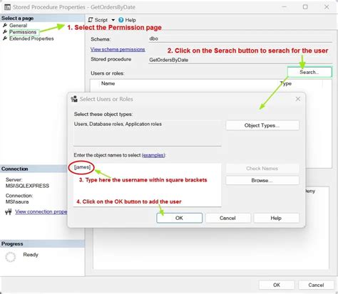 How To Give Permission To Execute Stored Procedure In Sql Server Sql Server Guides