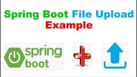 spring boot file upload using rest api example youtube
