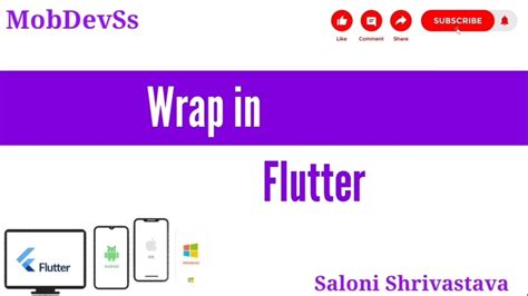UI Part 2 Wrap Widget In Flutter Widgets Flutter Mobdevss