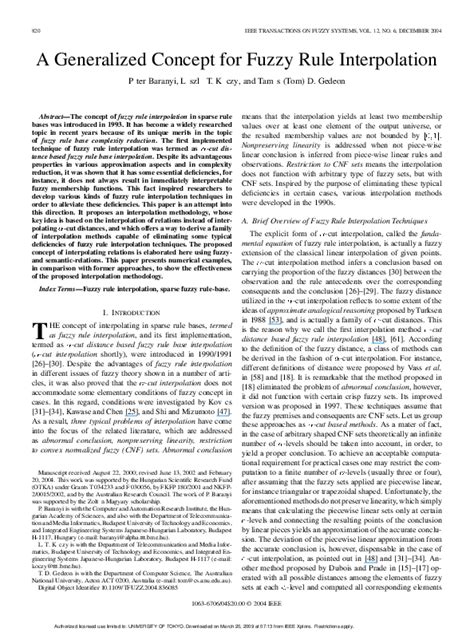 pdf a generalized concept for fuzzy rule interpolation laszlo koczy