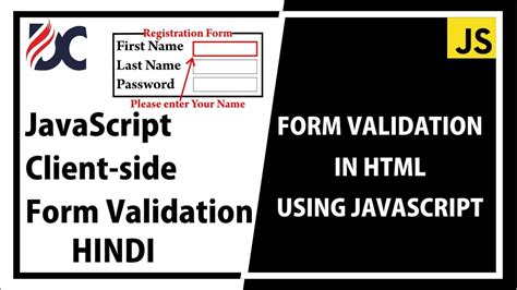 Form Validation In HTML Using JavaScript JavaScript Client Side Form