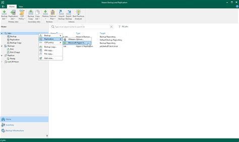 Creating Replication Job Quick Start Guide For Microsoft Hyper V