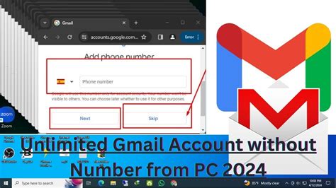 How To Unlimited Gmail Account Without Number From PC 2024 How To
