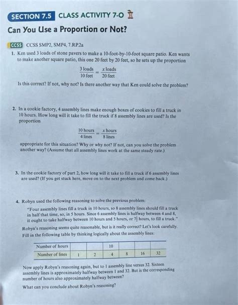 Solved Comparing Tables Graphs And Equations Ccss Chegg