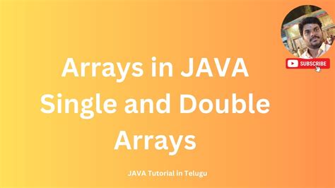 Arrays In JAVA Telugu Multi Dimensional Array In JAVA 05 12 2023