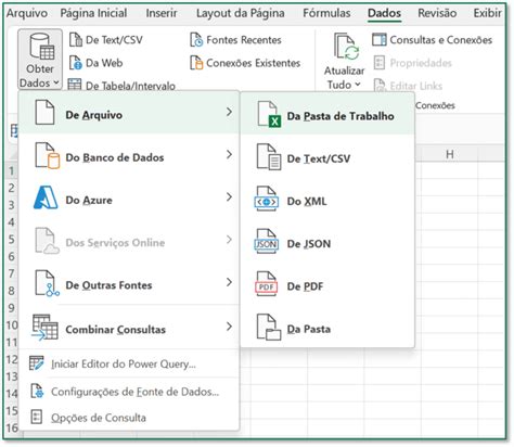 power query excel aplicação prática em um projeto