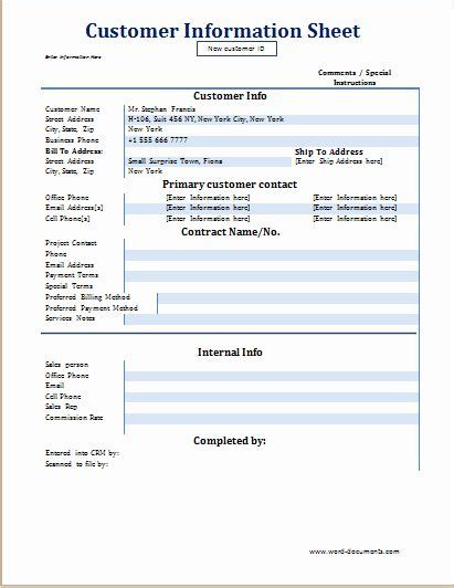 Stunning Customer Data Sheet Excel Free Biweekly Timesheet Template Air