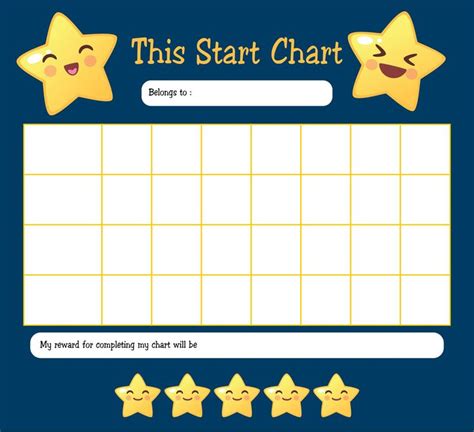 Printable Reward Chart Template