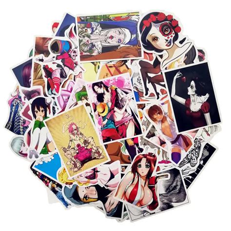 100pcslot Funny Cartoon Belle Graffiti Sexy Anime Stickers Scrapbooking Skateboard Waterproof