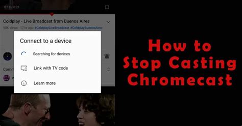 How To Stop Casting Chromecast On Android Explained