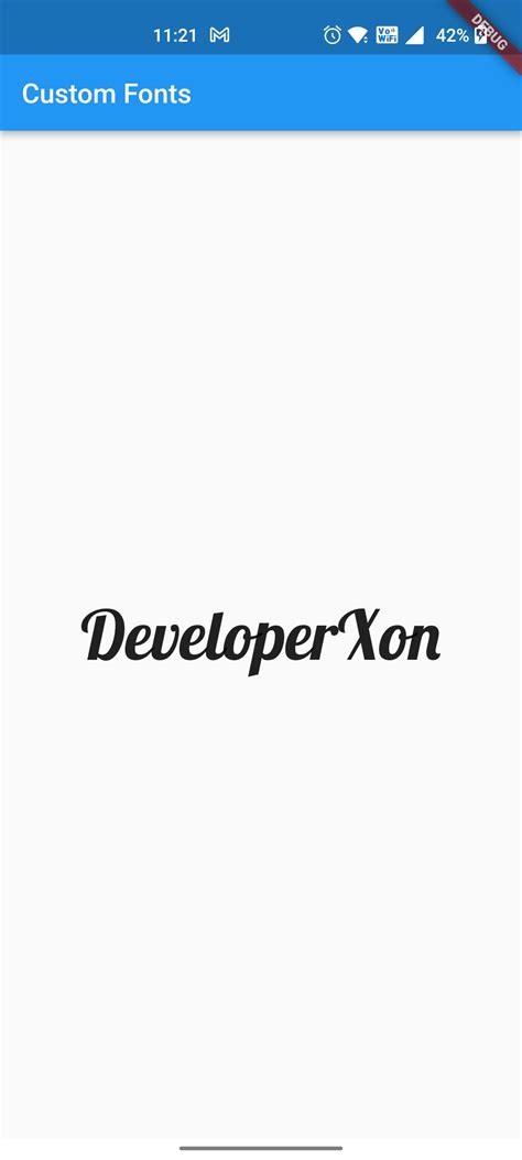 How To Use Custom Fonts In Flutter DeveloperXon